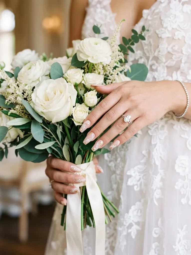 30 Beautiful Wedding Nail Ideas 2026 for Every Bride